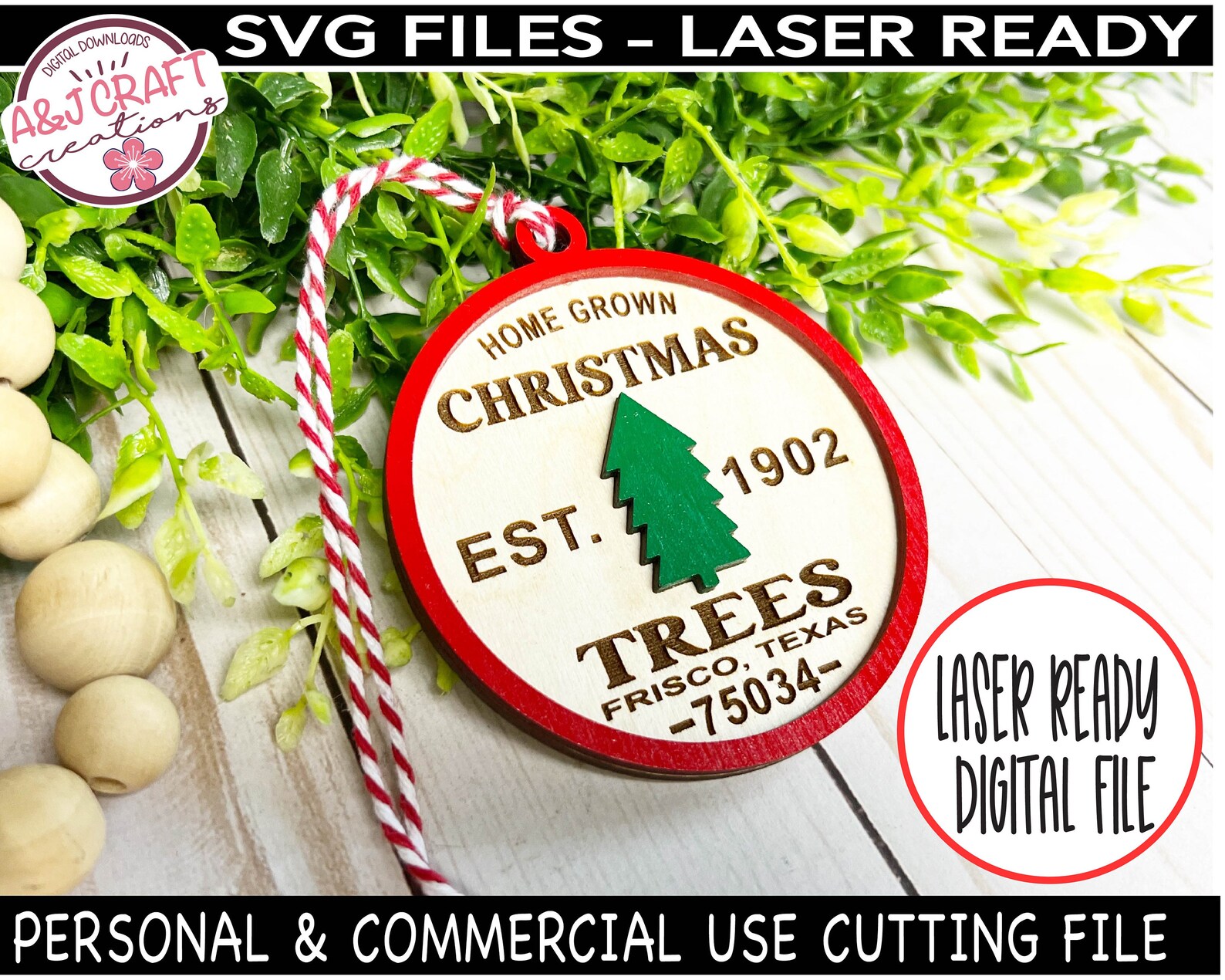 Zip Code Ornament SVG, Family Tree Ornament Svg, Home Grown Svg, Family ...