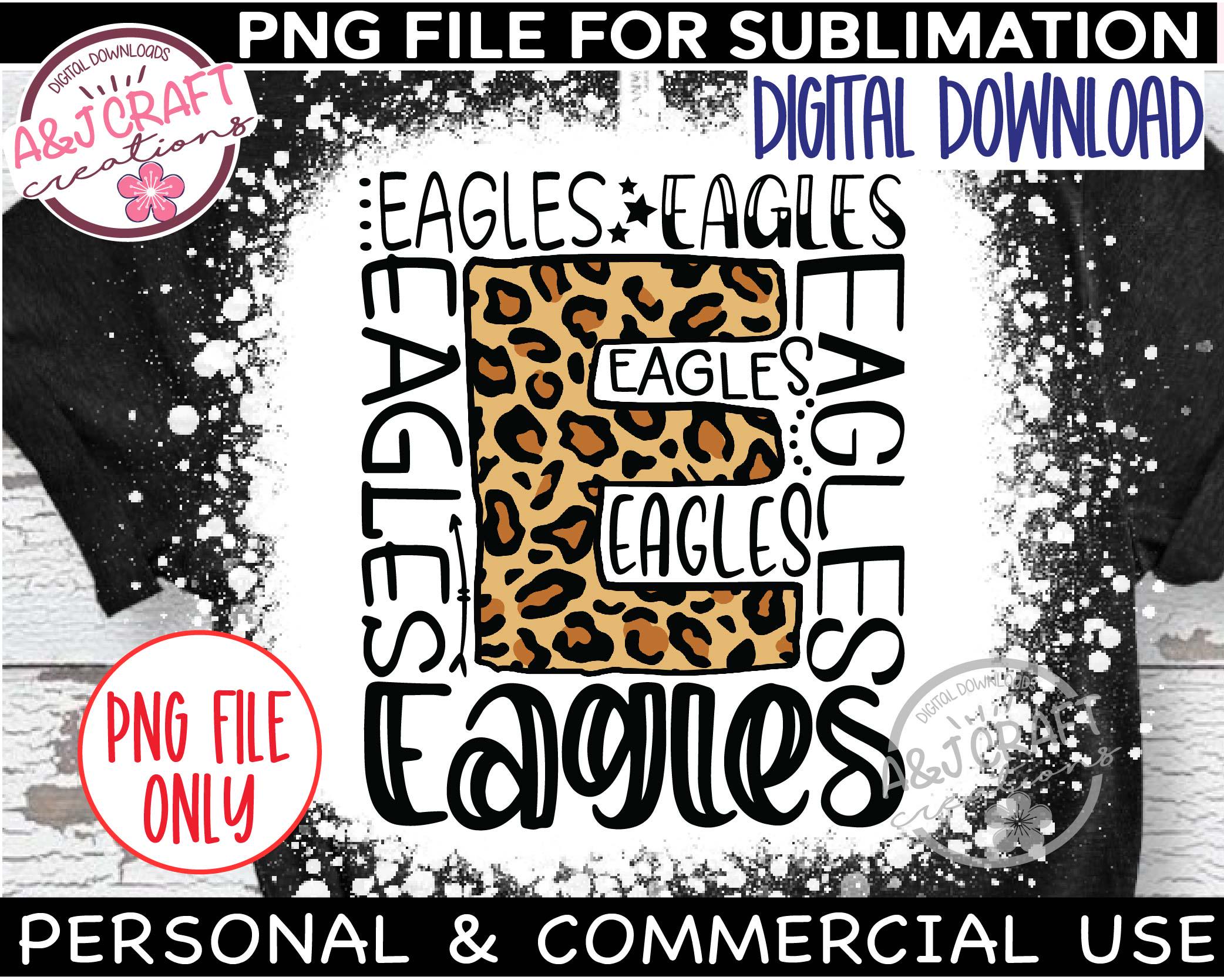 EAGLES Leopard Print PNG, Eagles Sublimation Design, Eagles Football ...