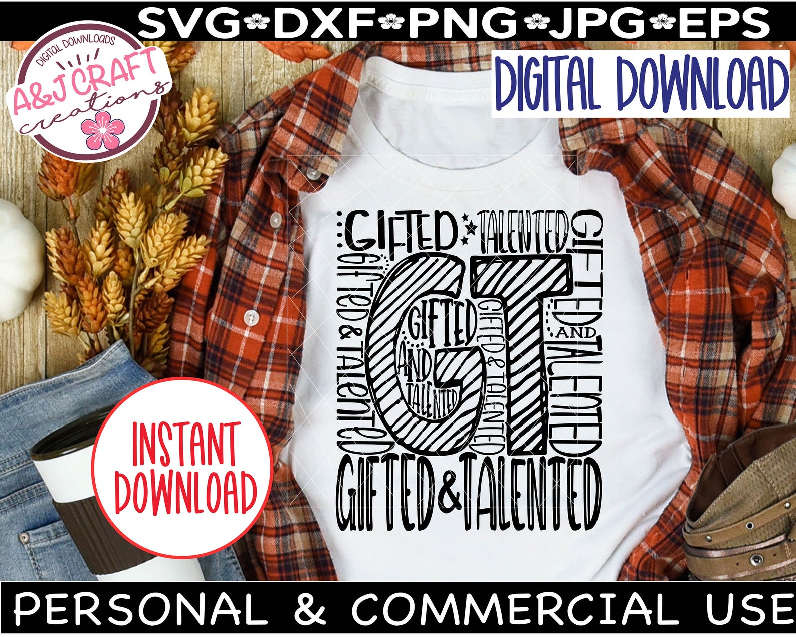 Gifted and Talented Svg Gifted and Talented Teacher | Etsy