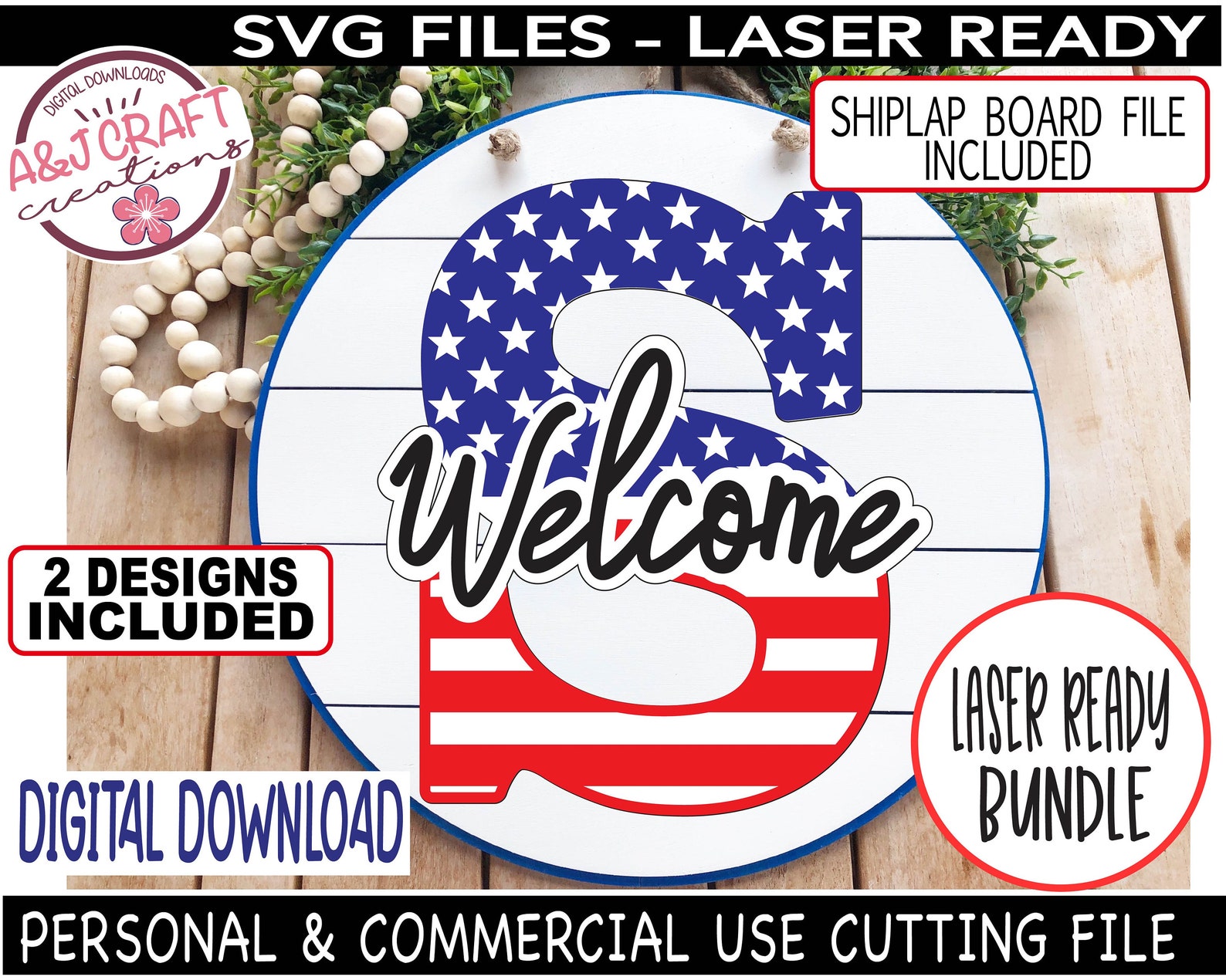Letter S Svg BUNDLE Laser Ready Patriotic Lettering Svg USA | Etsy