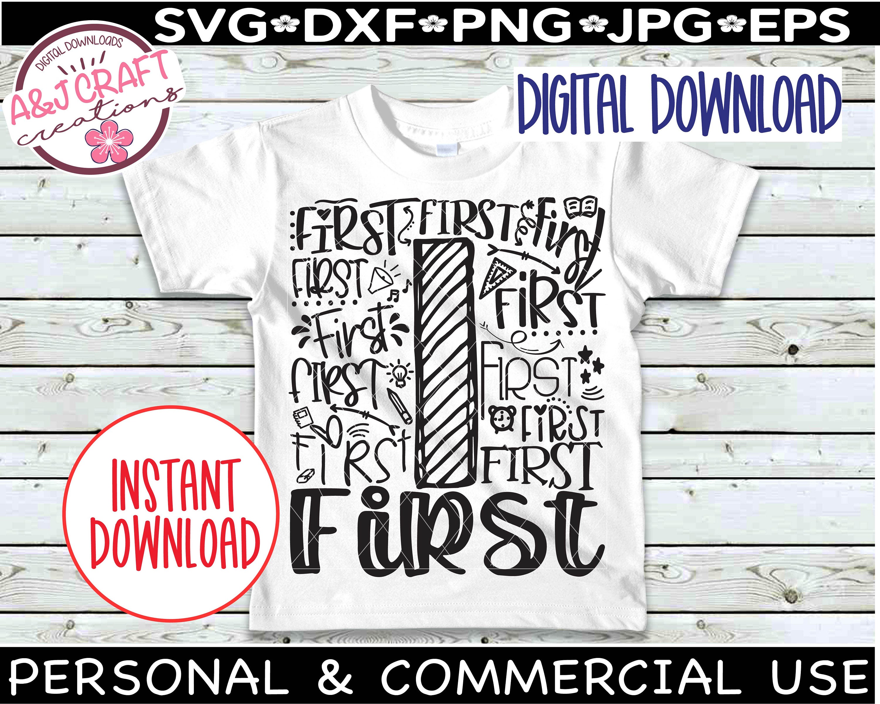 1st Grade Svg First Grade SVG 1st Grade Teacher Shirt 1st | Etsy