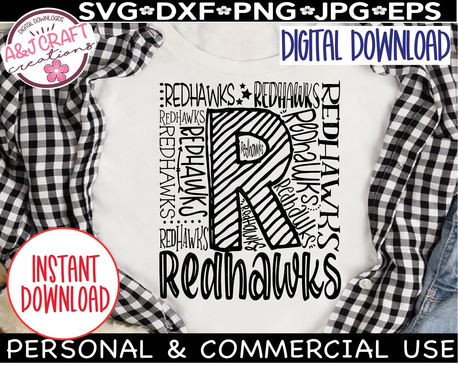 Redhawks SVG, Go Redhawks Svg, Redhawks Typography Svg, Redhawks ...