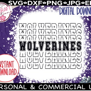 Wolverines Svg, Wolverines Football SVG, Wolverines Mascot Svg ...