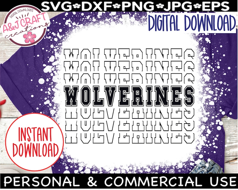 Wolverines Svg, Wolverines Football SVG, Wolverines Mascot Svg ...