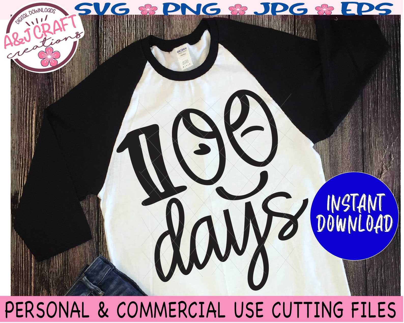 100 Days svg 100 Days of School svg Teacher 100 day svg | Etsy