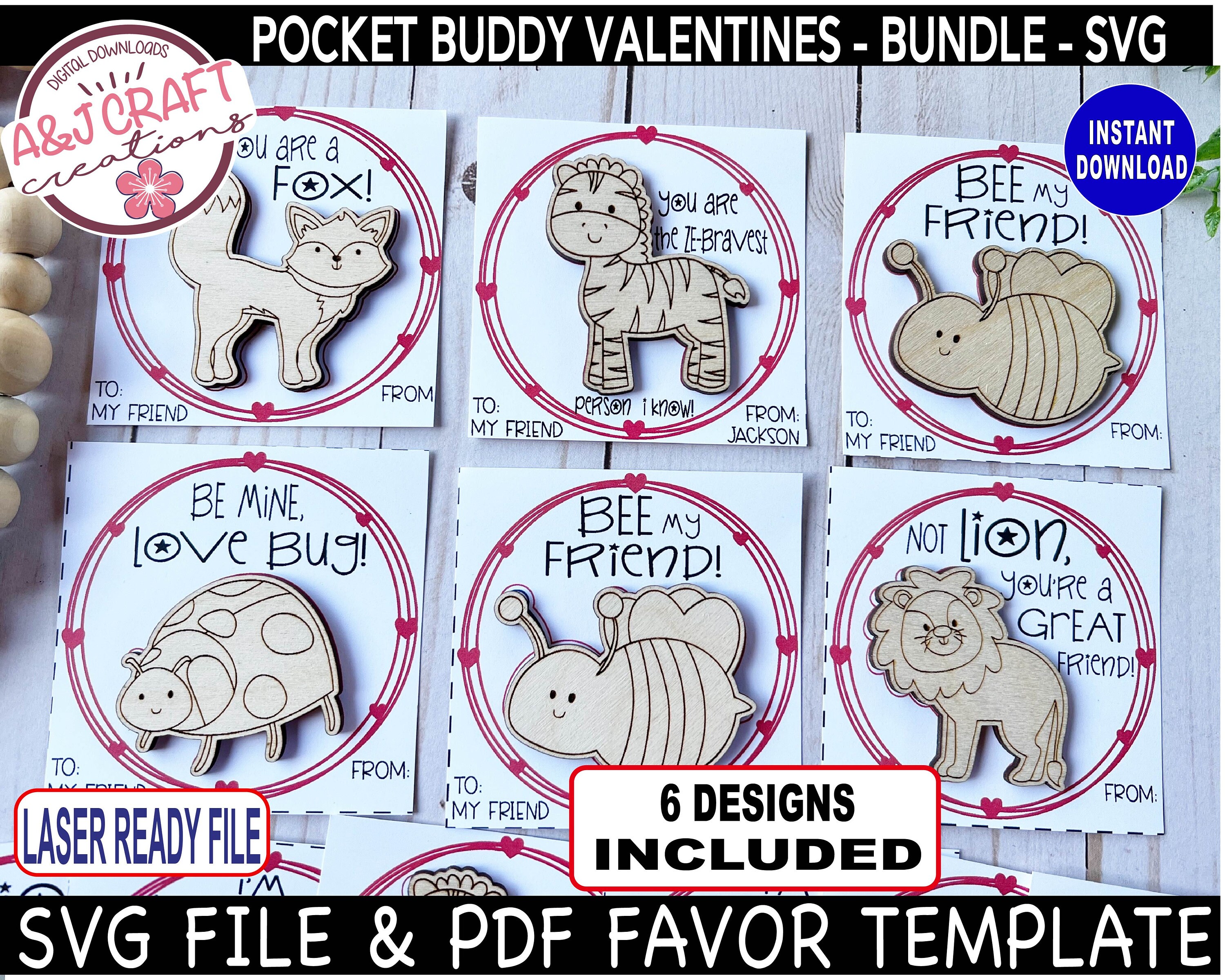 Pocket Hug Svg Pocket Buddy Svg Pocket Pal Svg Valentine - Etsy