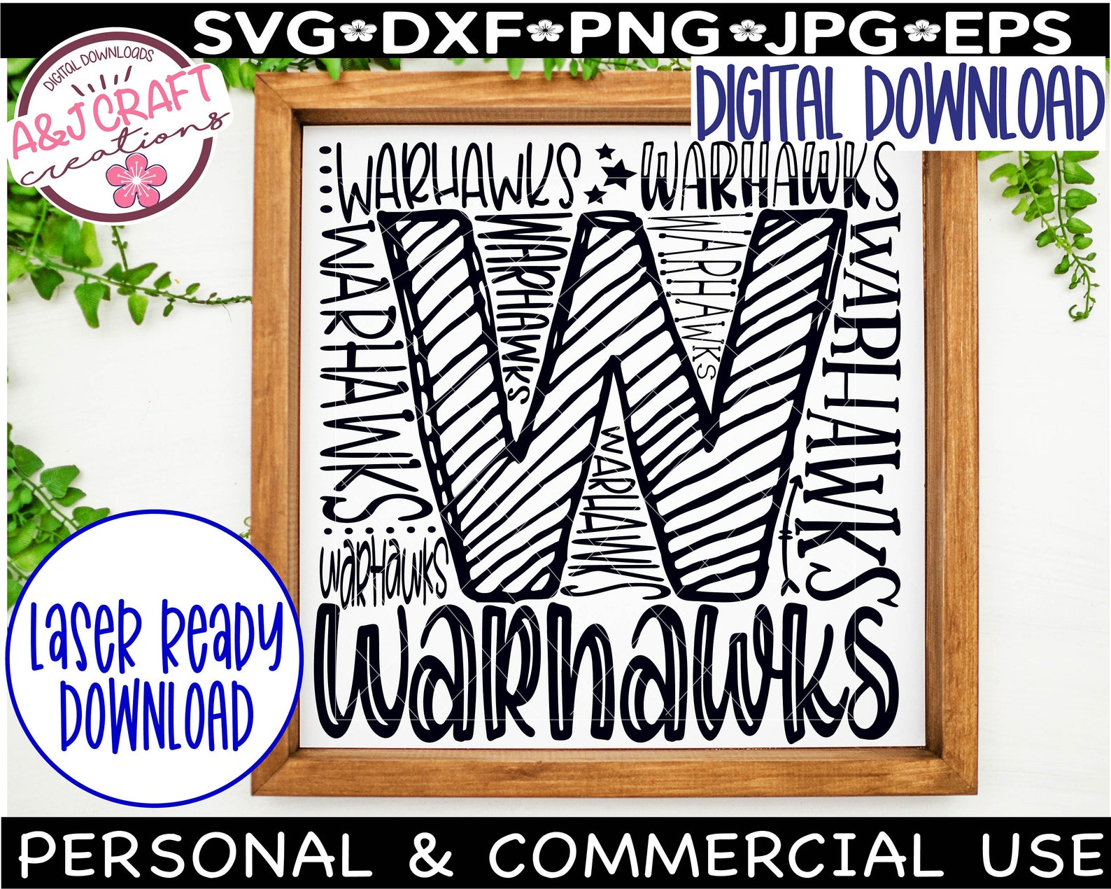 Warhawks SVG, Warhawks Football Svg, Warhawks Volleyball Png ...