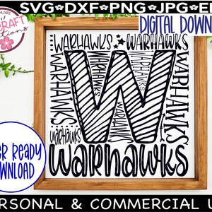 Warhawks SVG, Warhawks Football Svg, Warhawks Volleyball Png ...