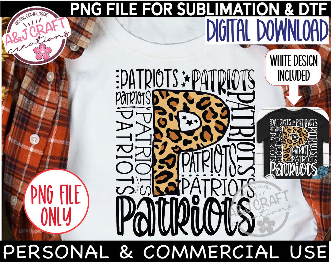 Patriots PNG, Patriots Football Png, Typography, Patriots Baseball ...