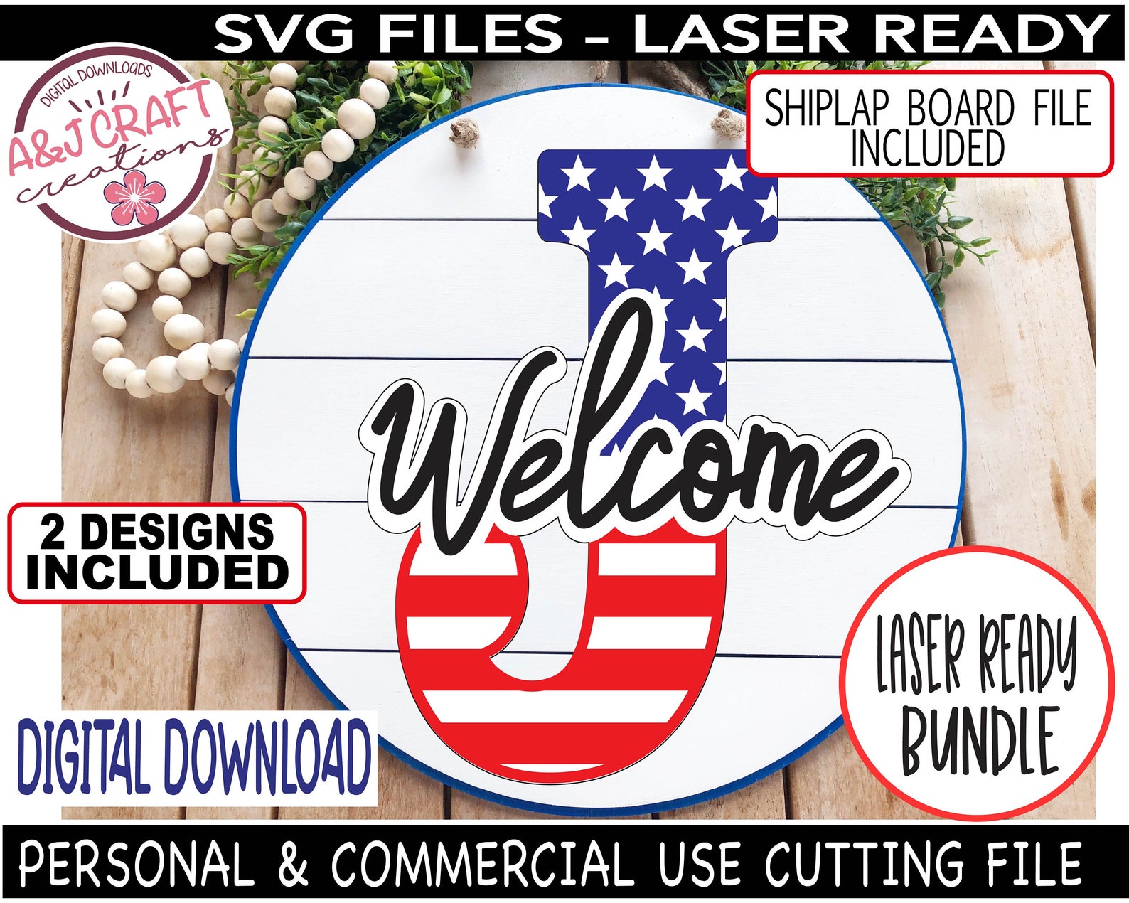 Letter J Svg BUNDLE, Laser Ready, Patriotic Lettering Svg, USA Letter ...