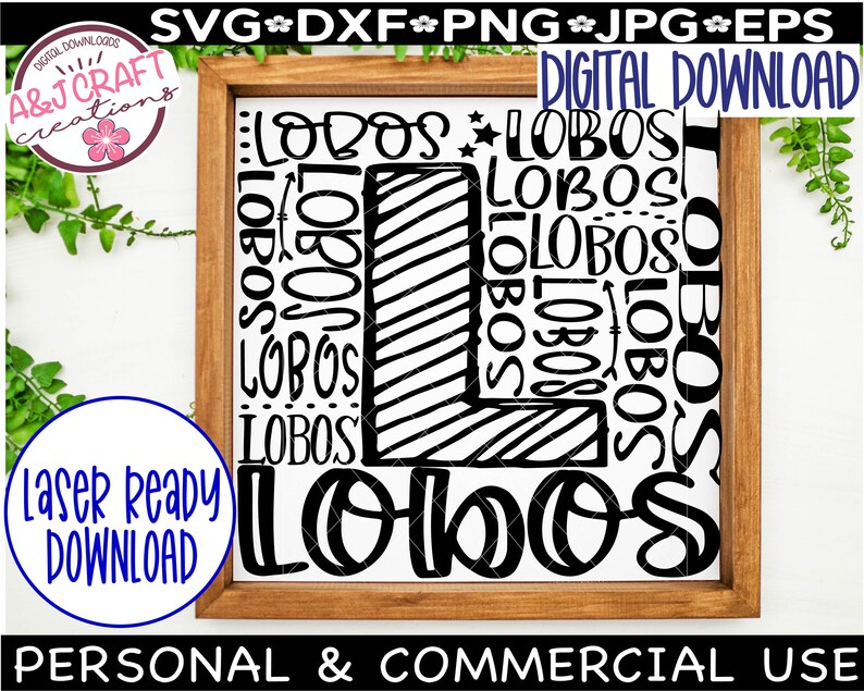 LOBOS SVG Lobos Mascot Svg Lobos Baseball Svg Lobos - Etsy
