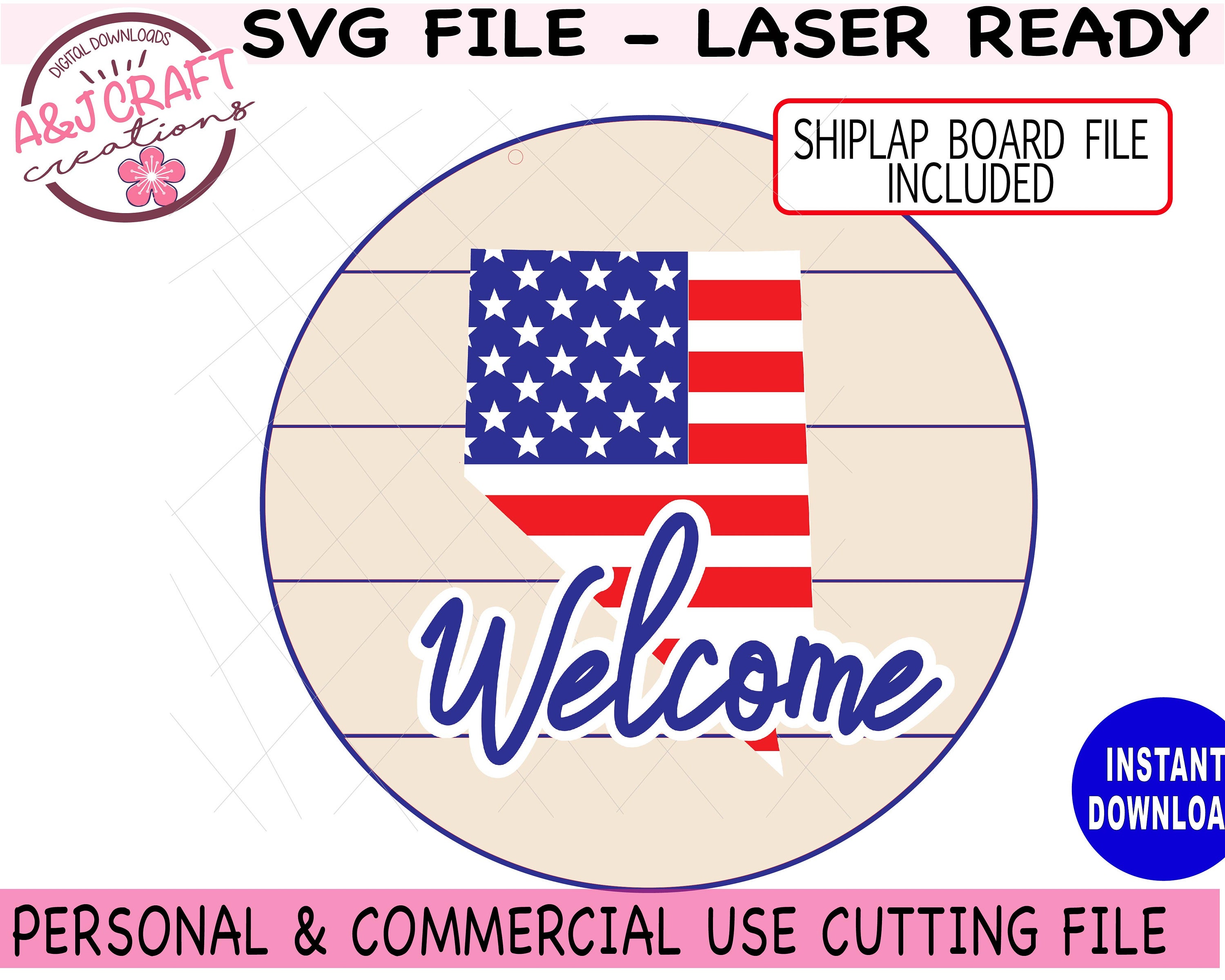 All 50 States SVG Laser Ready Files Patriotic svg BUNDLE 50 | Etsy