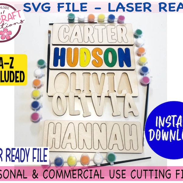 Laser File Name Puzzle - Etsy