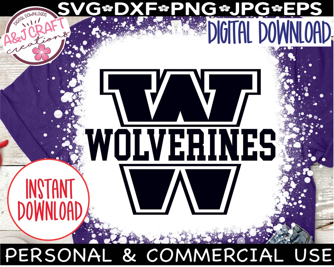 Wolverines SVG, Wolverines Football Svg, Wolverine Mascot Svg ...