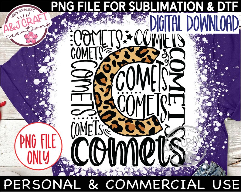 Comets PNG, Comets Typography, Comets Football Png, Comets School ...