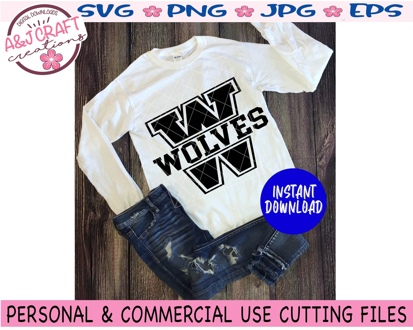 WOLVES SVG Wolves Football Svg Wolves Cheer Svg Wolves | Etsy