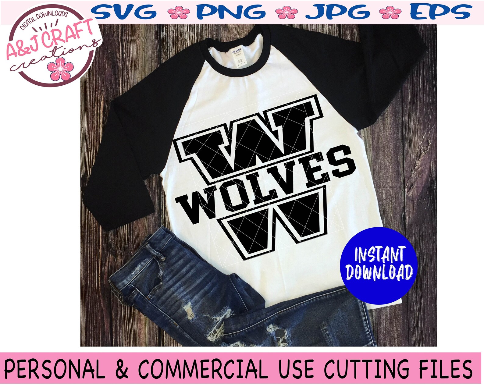 WOLVES SVG Wolves Football Svg Wolves Cheer Svg Wolves | Etsy