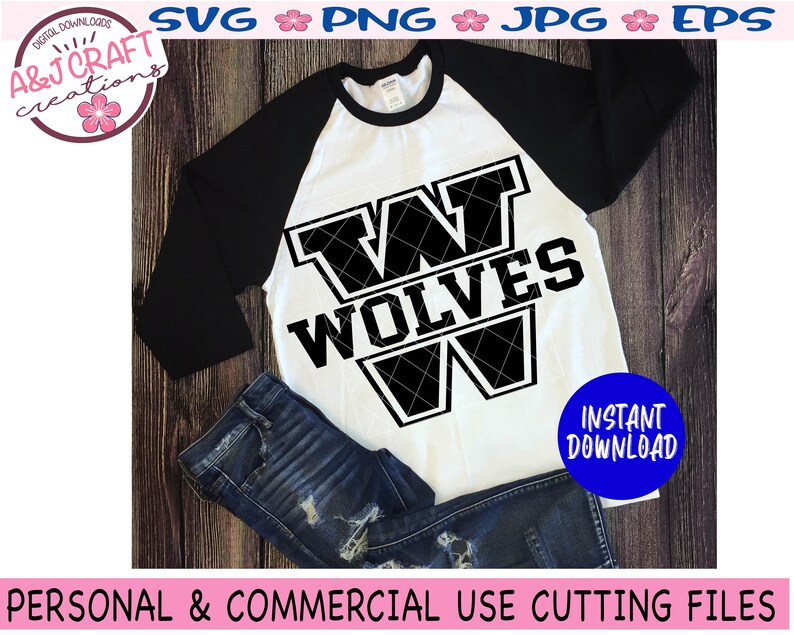 WOLVES SVG Wolves Football Svg Wolves Cheer Svg Wolves | Etsy