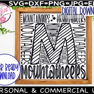 Mountaineers SVG, Mountaineers Png, Typography Svg, Mountaineers Shirt ...