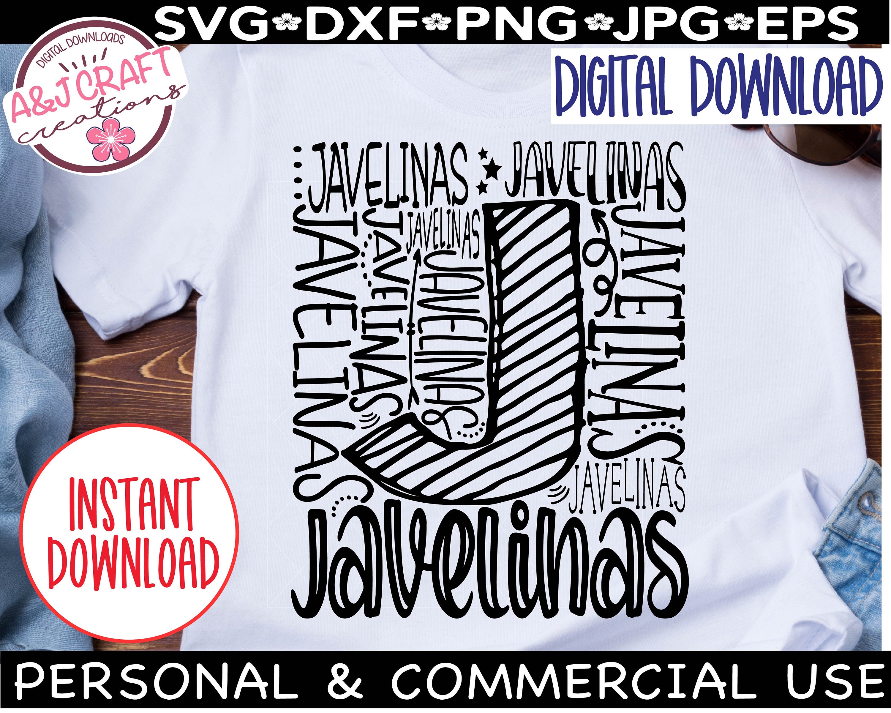 Javelinas SVG, Javelinas Football Svg, Javelinas Basketball Svg ...