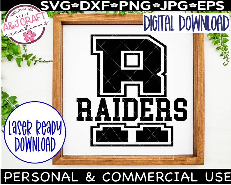 Raiders SVG Raiders Football Svg Raider Pride Svg Raiders - Etsy