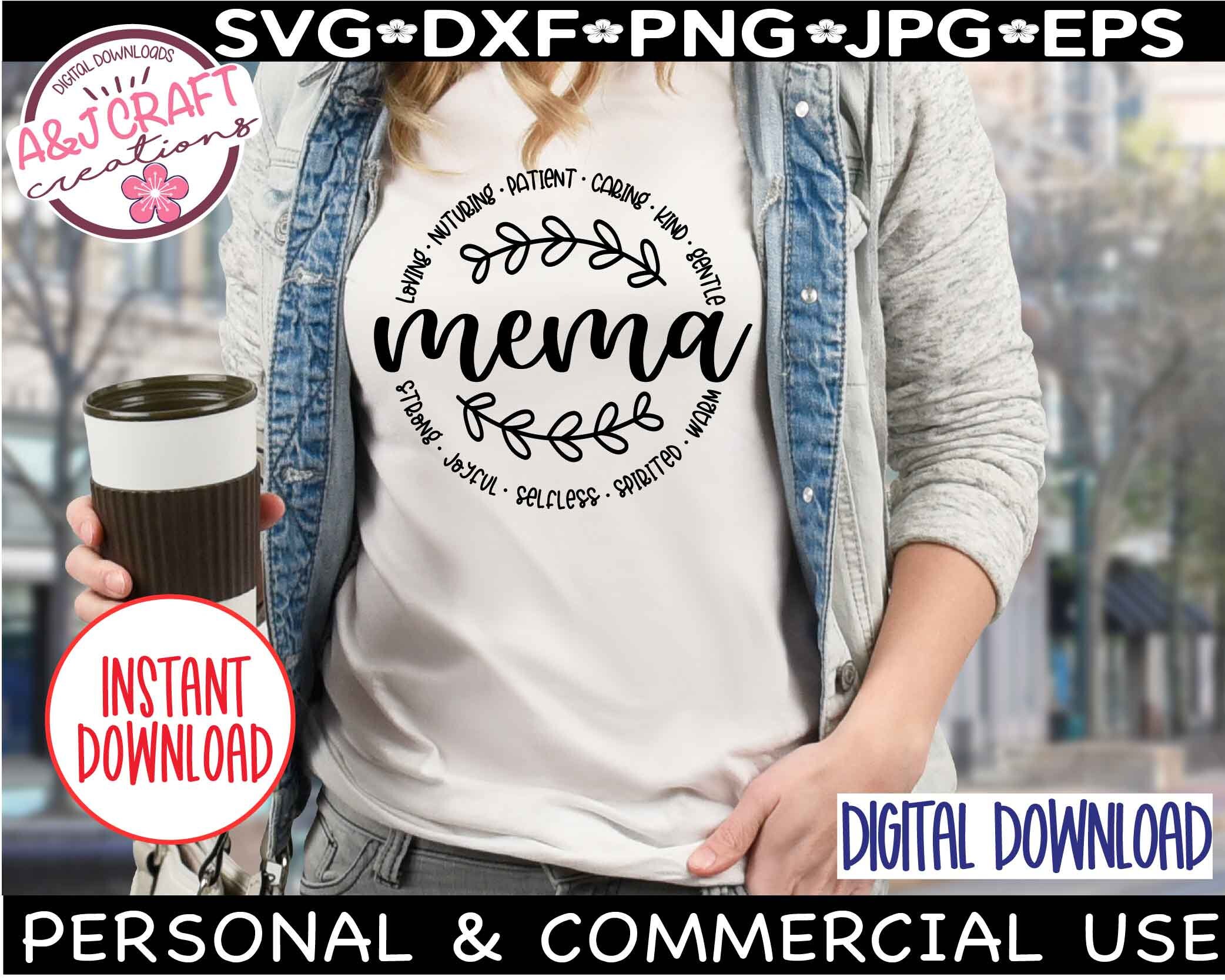 Mema Svg Grandma Svg Best Grandma Svg Grandma Mothers Day - Etsy Canada