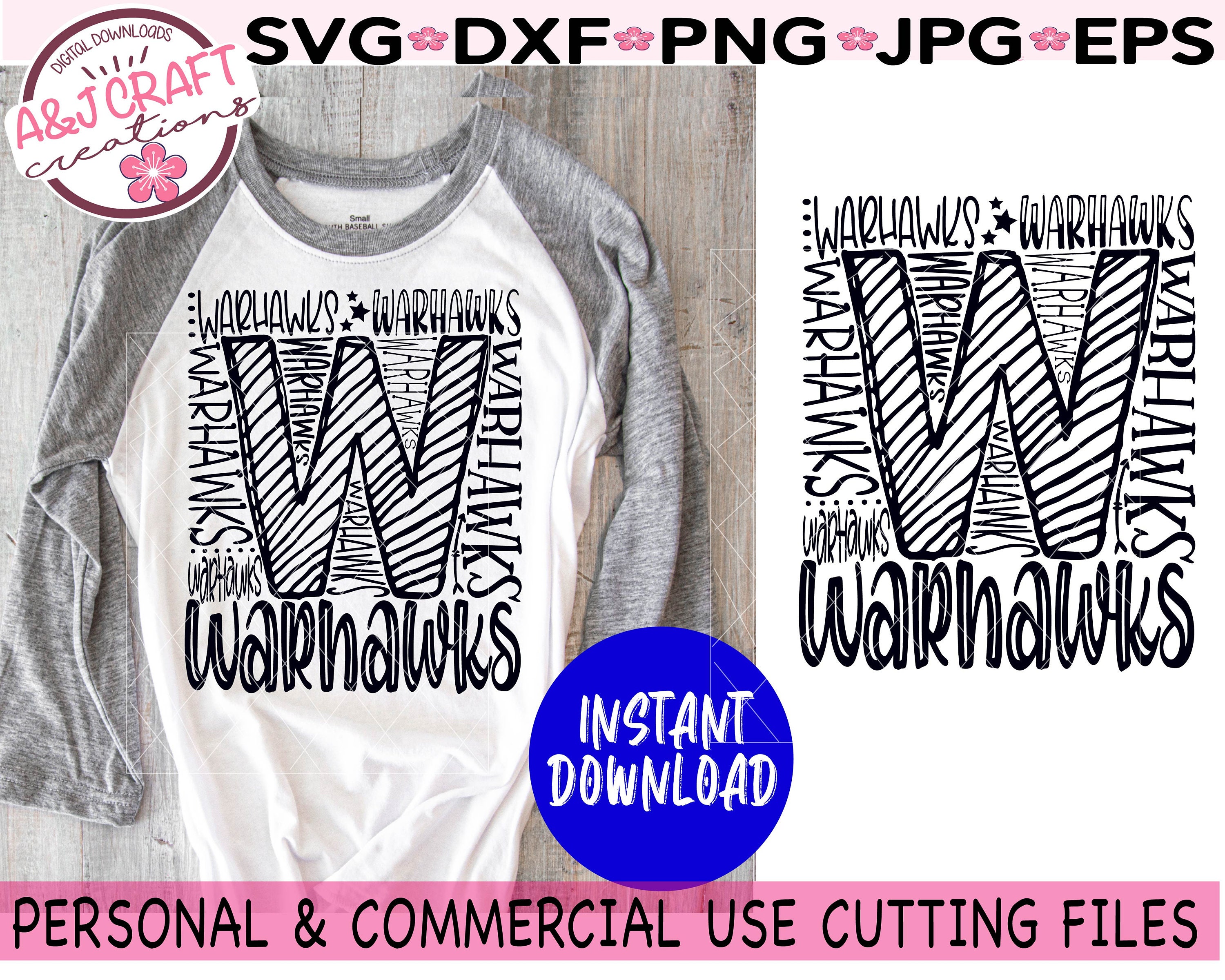 Warhawks SVG Warhawks Football svg Warhawks Volleyball png | Etsy