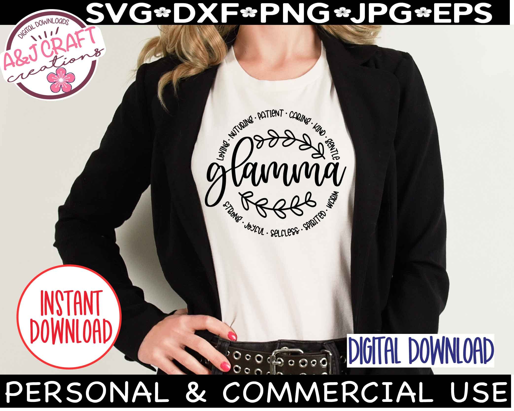 Glamma Svg, Grandma Svg, Best Grandma Svg, Grandma Mothers Day Svg ...