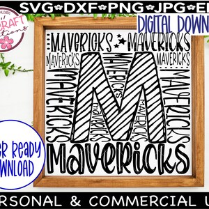 MAVERICKS SVG, Maverick Pride Svg, Mavericks Basketball Svg, Mavericks ...