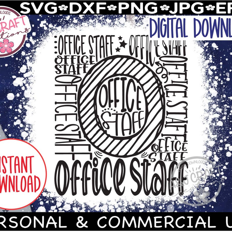 Office Crew Svg - Etsy