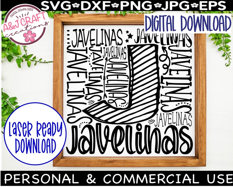 Javelinas SVG, Javelinas Football Svg, Javelinas Basketball Svg ...