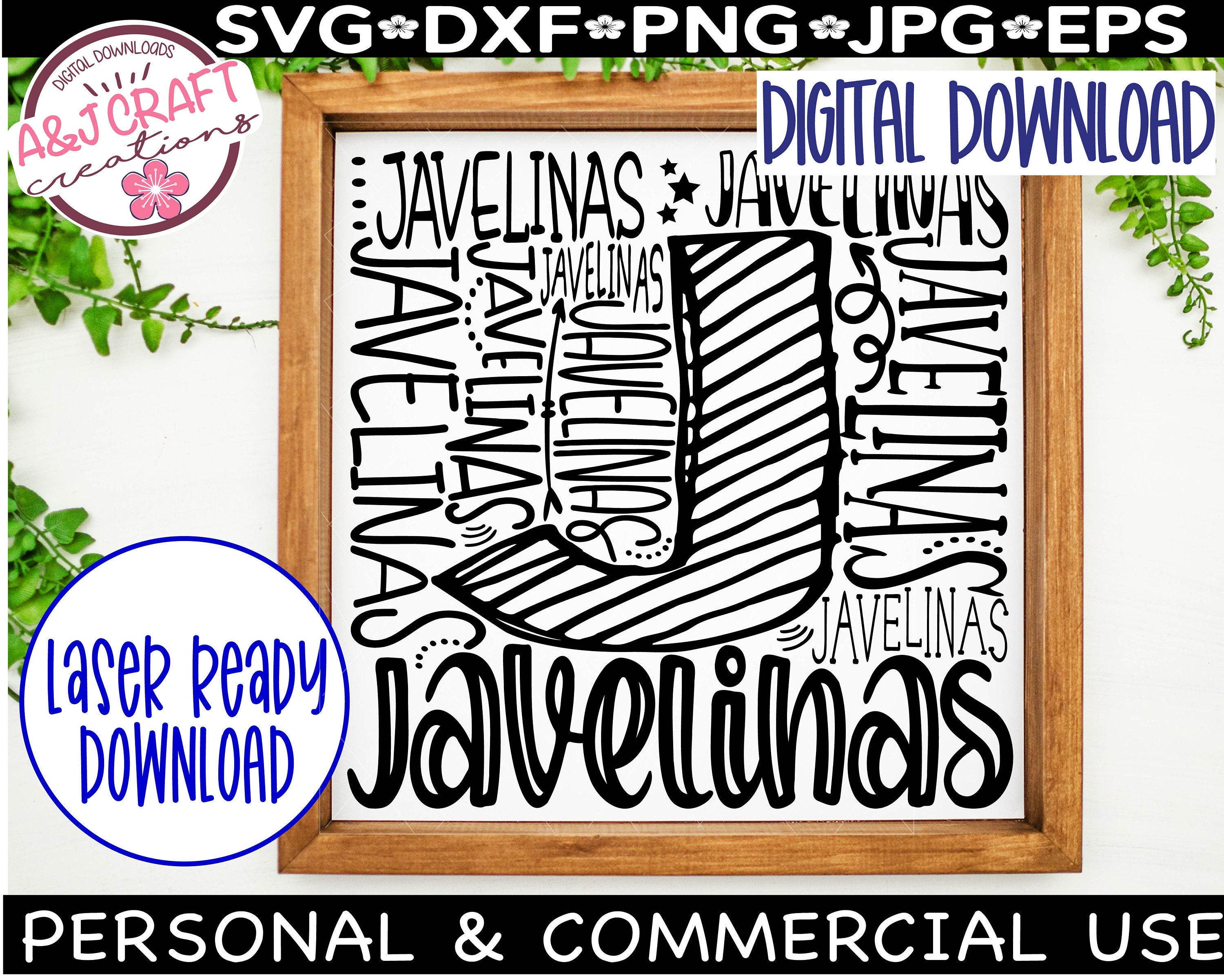 Javelinas SVG, Javelinas Football Svg, Javelinas Basketball Svg ...