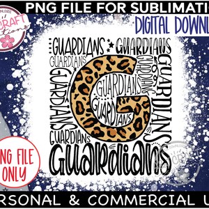 Guardians Leopard Print PNG, Guardians Sublimation, Guardians Football ...