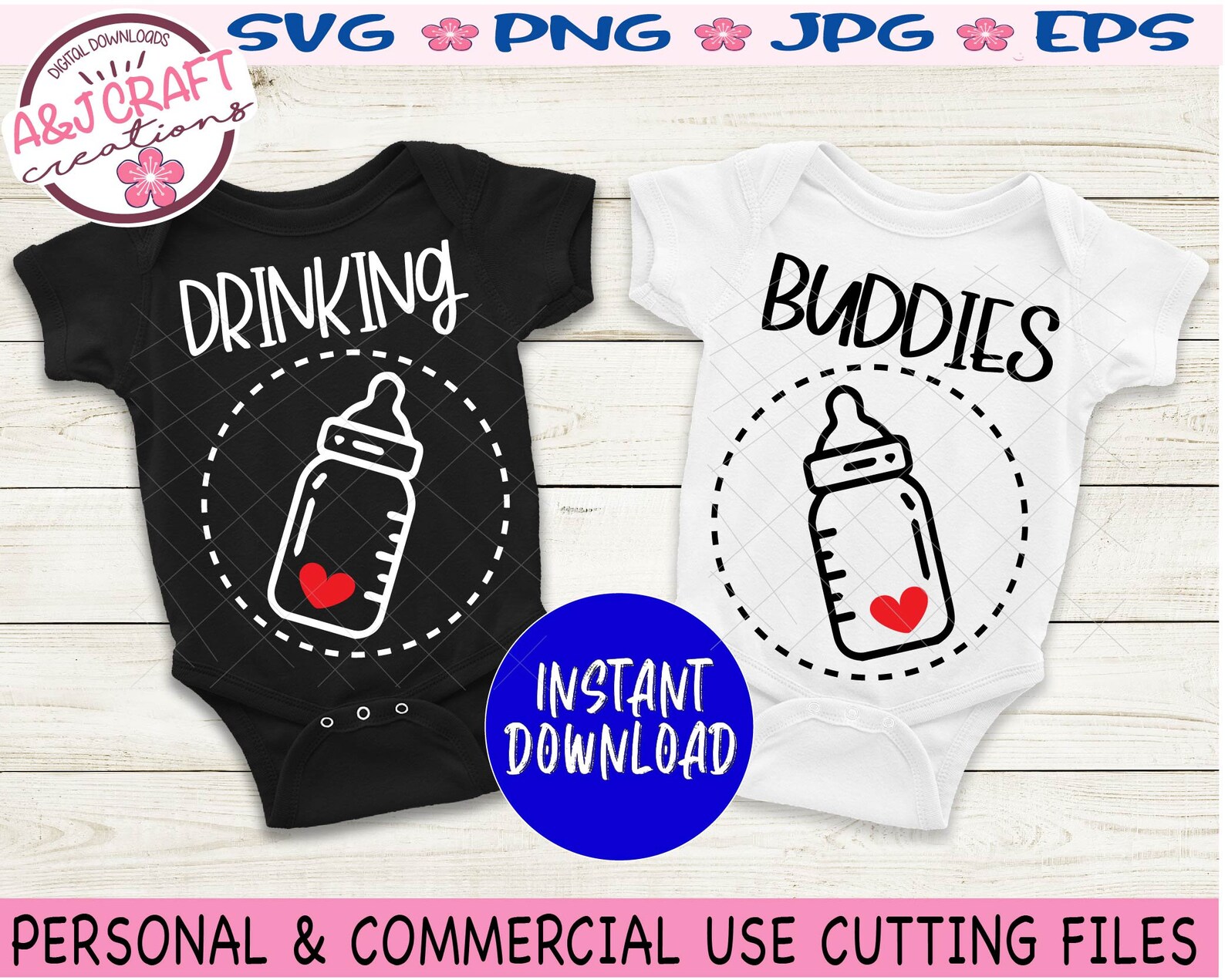 Drinking Buddies SVG Drinking Buddies Baby Drinking Buddies | Etsy