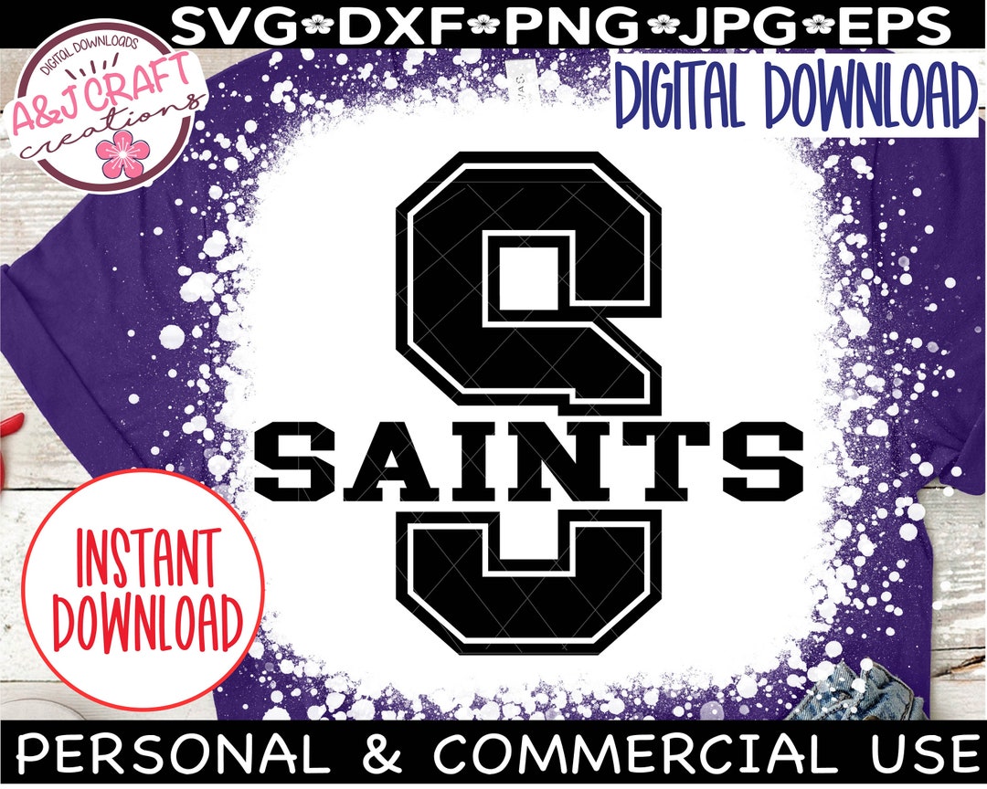 SAINTS SVG, Saints Baseball Svg, Saints Football Svg, Saints Cheer Svg ...