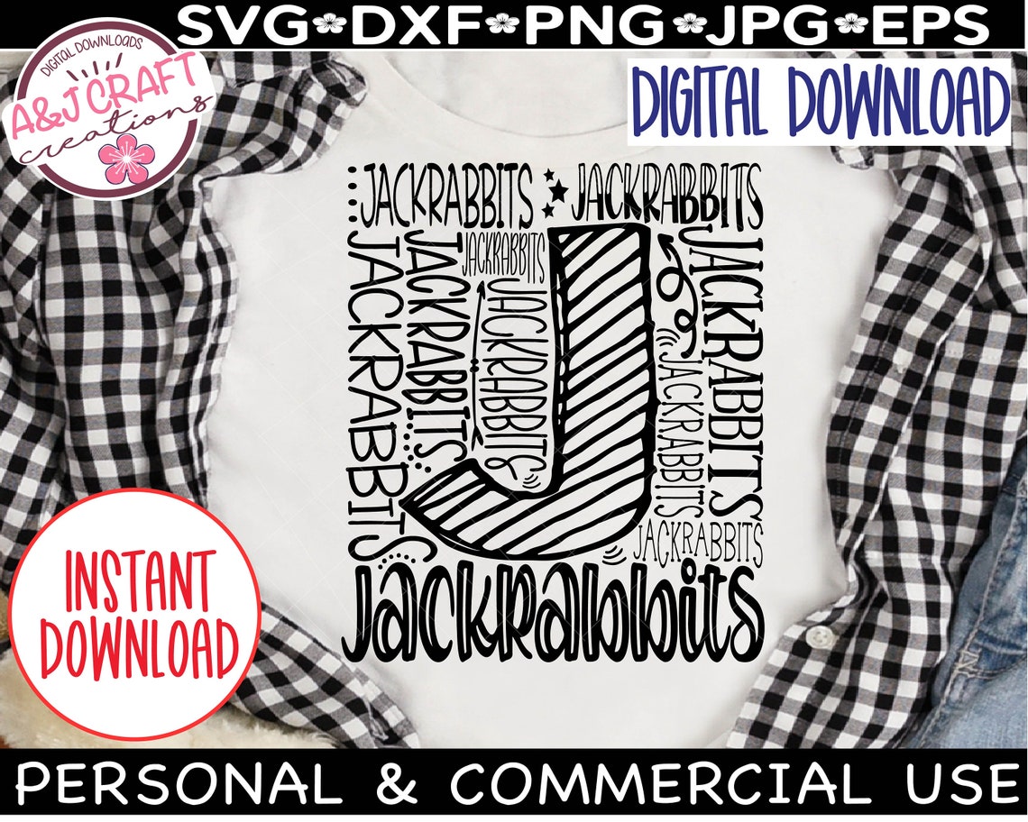 Jackrabbits SVG Jackrabbits Football Svg Jackrabbits - Etsy