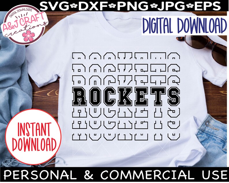 Rockets SVG Rockets Football SVG Rocket Mascot Svg Go - Etsy