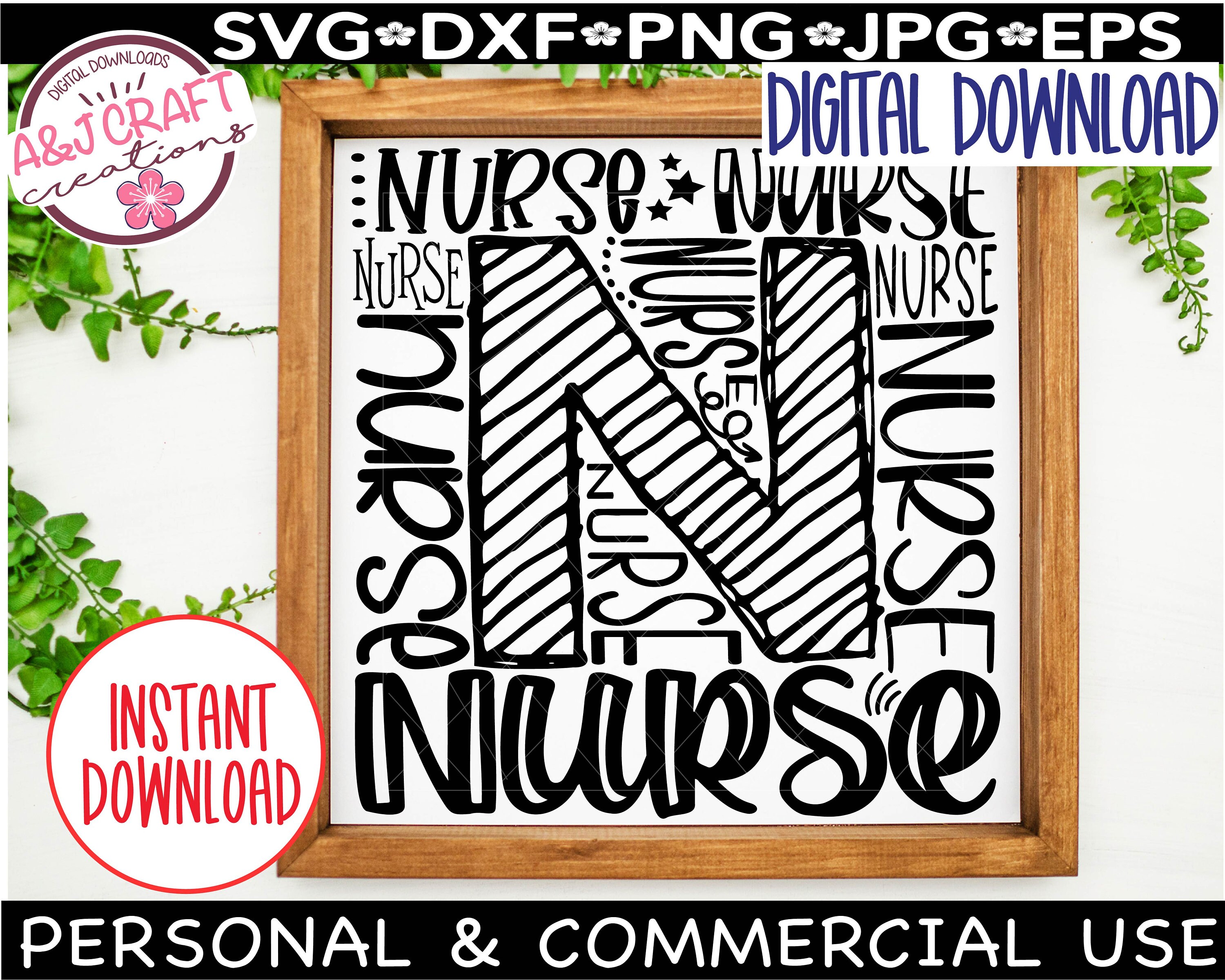 Nurse Typography SVG Nurse in the Making School Nurse Svg - Etsy