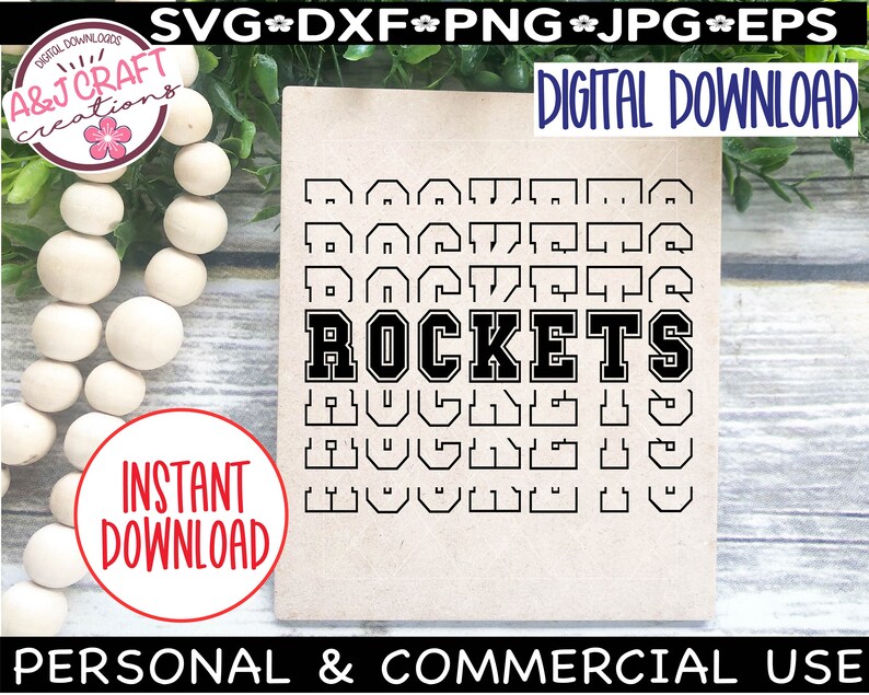Rockets SVG Rockets Football SVG Rocket Mascot Svg Go - Etsy
