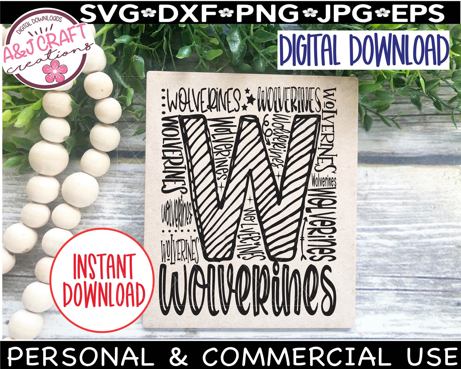 Wolverines SVG Wolverines Typography Svg Wolverines Football - Etsy