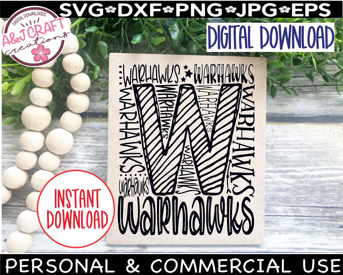 Warhawks SVG, Warhawks Football Svg, Warhawks Volleyball Png ...