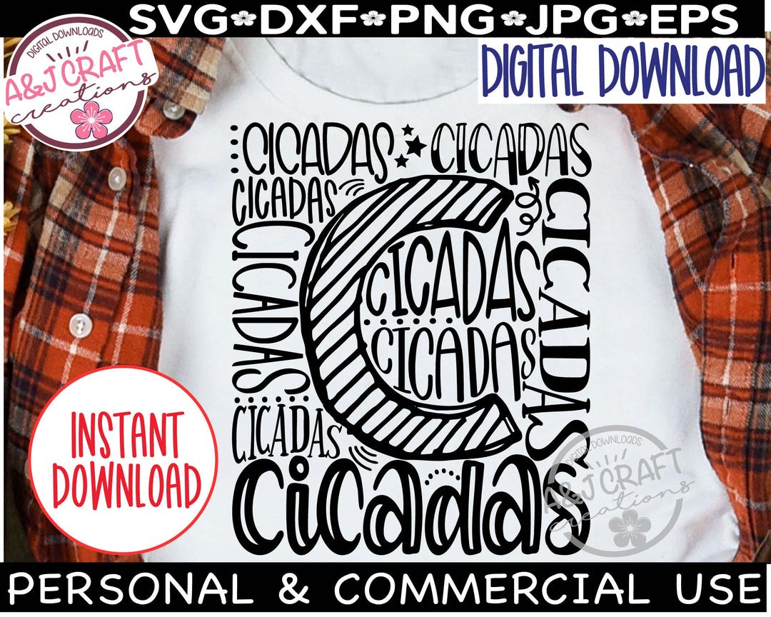 Cicadas SVG, Cicadas Typography, Cicadas Football Svg, Cicadas School ...