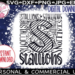 Stallions SVG, Stallions Typography Svg, Stallions Football Svg ...