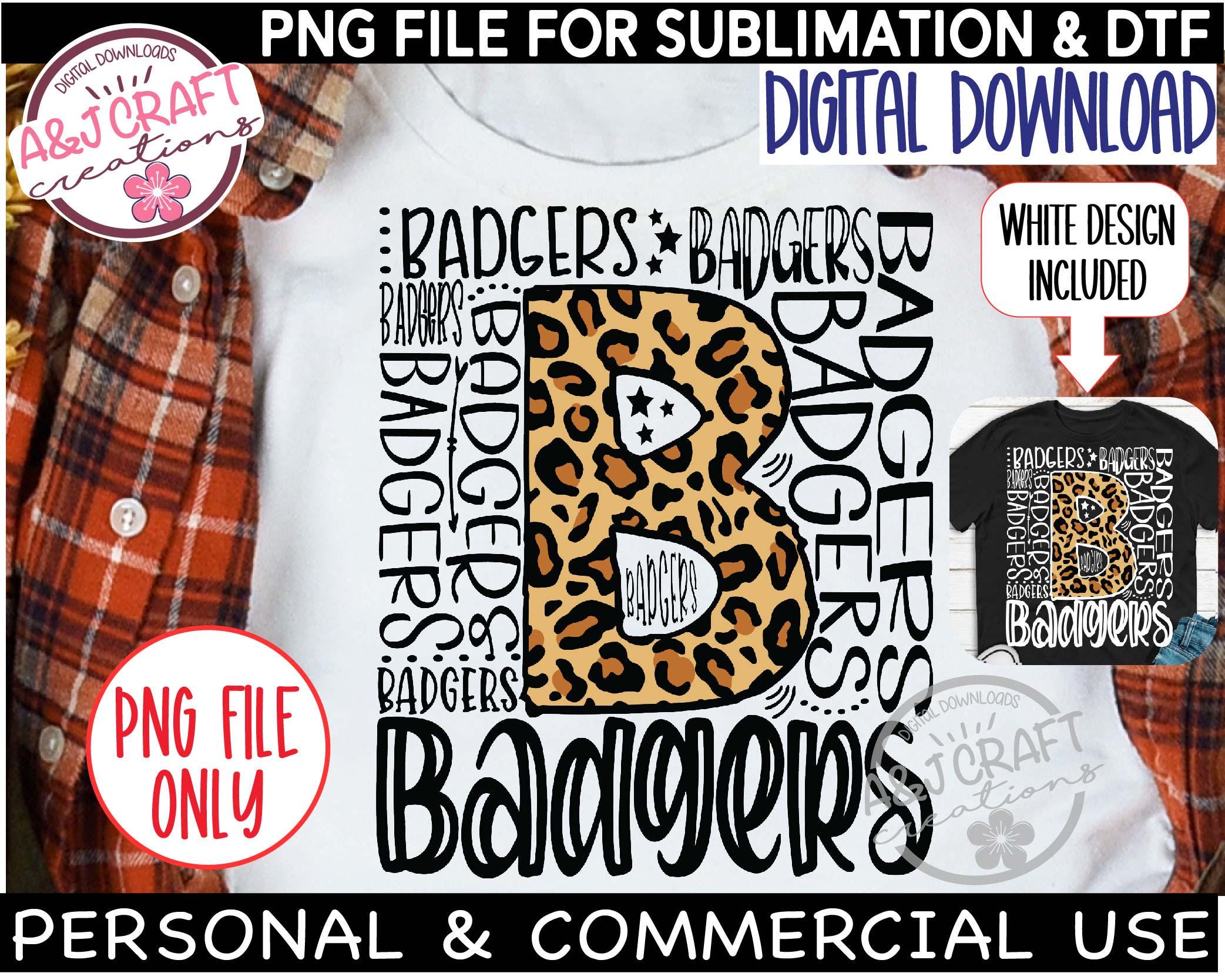 BADGERS PNG, Badgers Typography Png, Badgers Baseball Png, Badgers ...