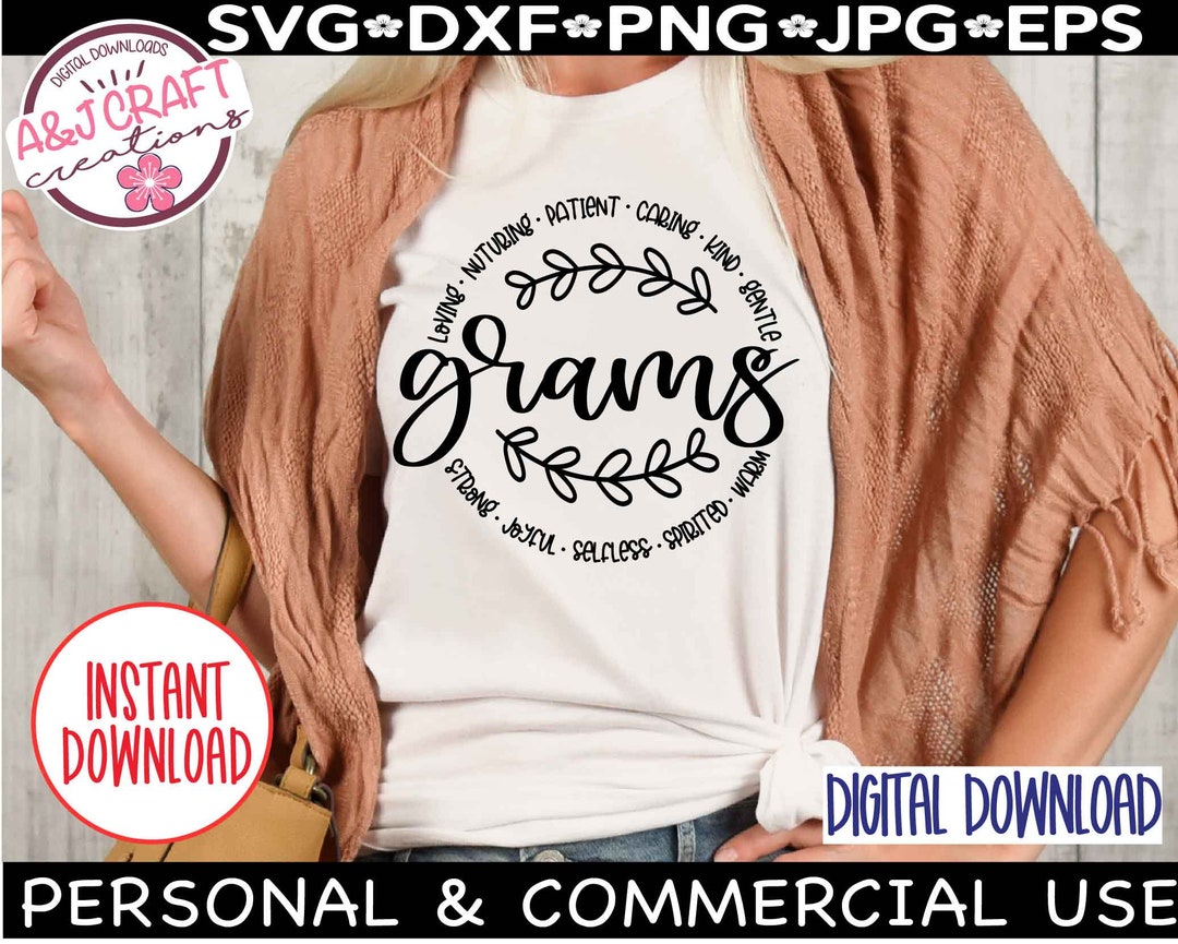 Grams Svg, Grandma Svg, Best Grandma Svg, Grandma Mothers Day Svg ...