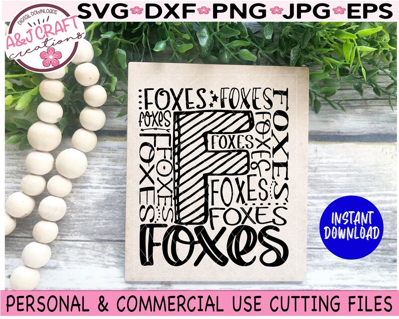 FOXES Typography SVG Foxes Football Svg Foxes Fan Png | Etsy