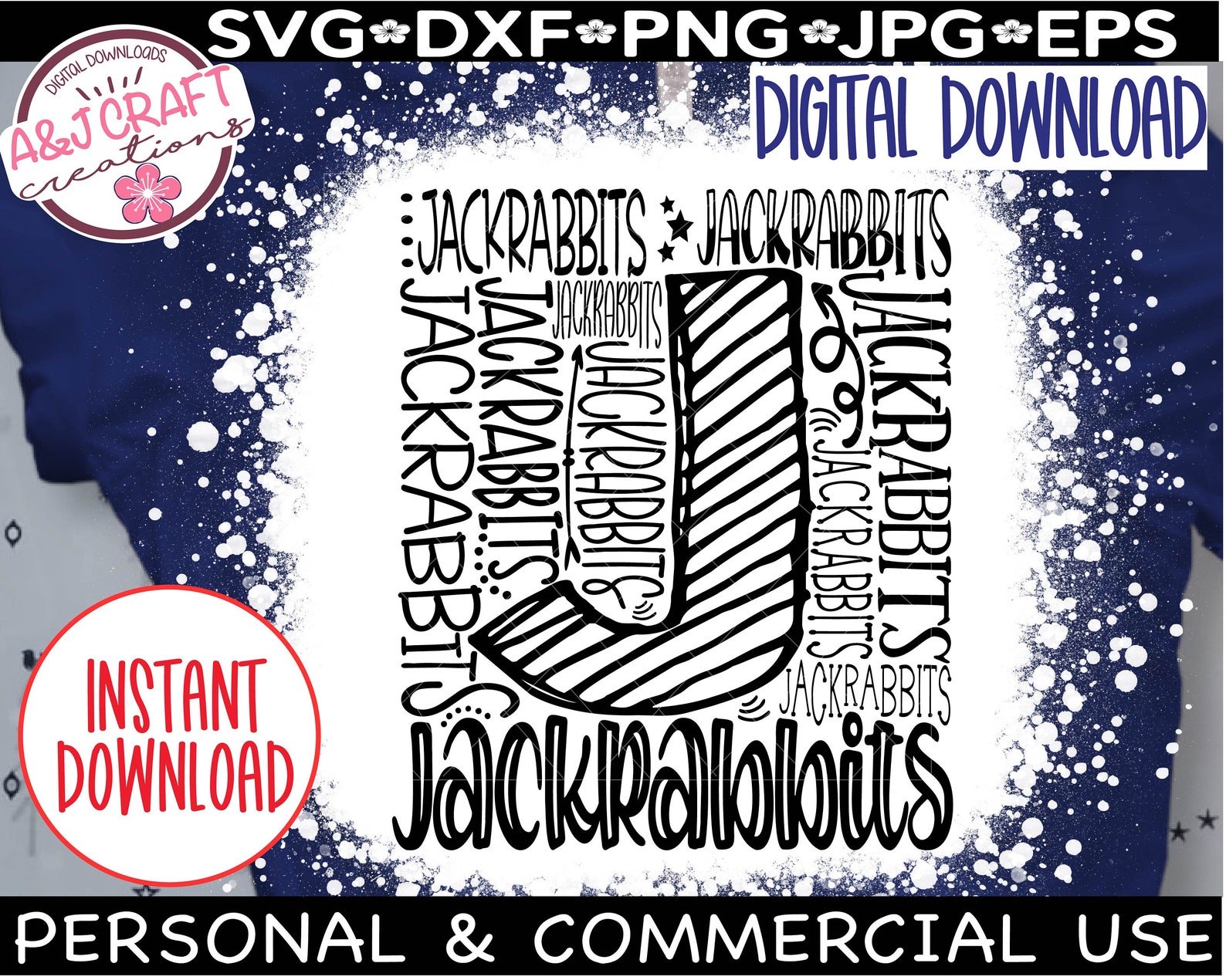 Jackrabbits SVG Jackrabbits Football Svg Jackrabbits - Etsy