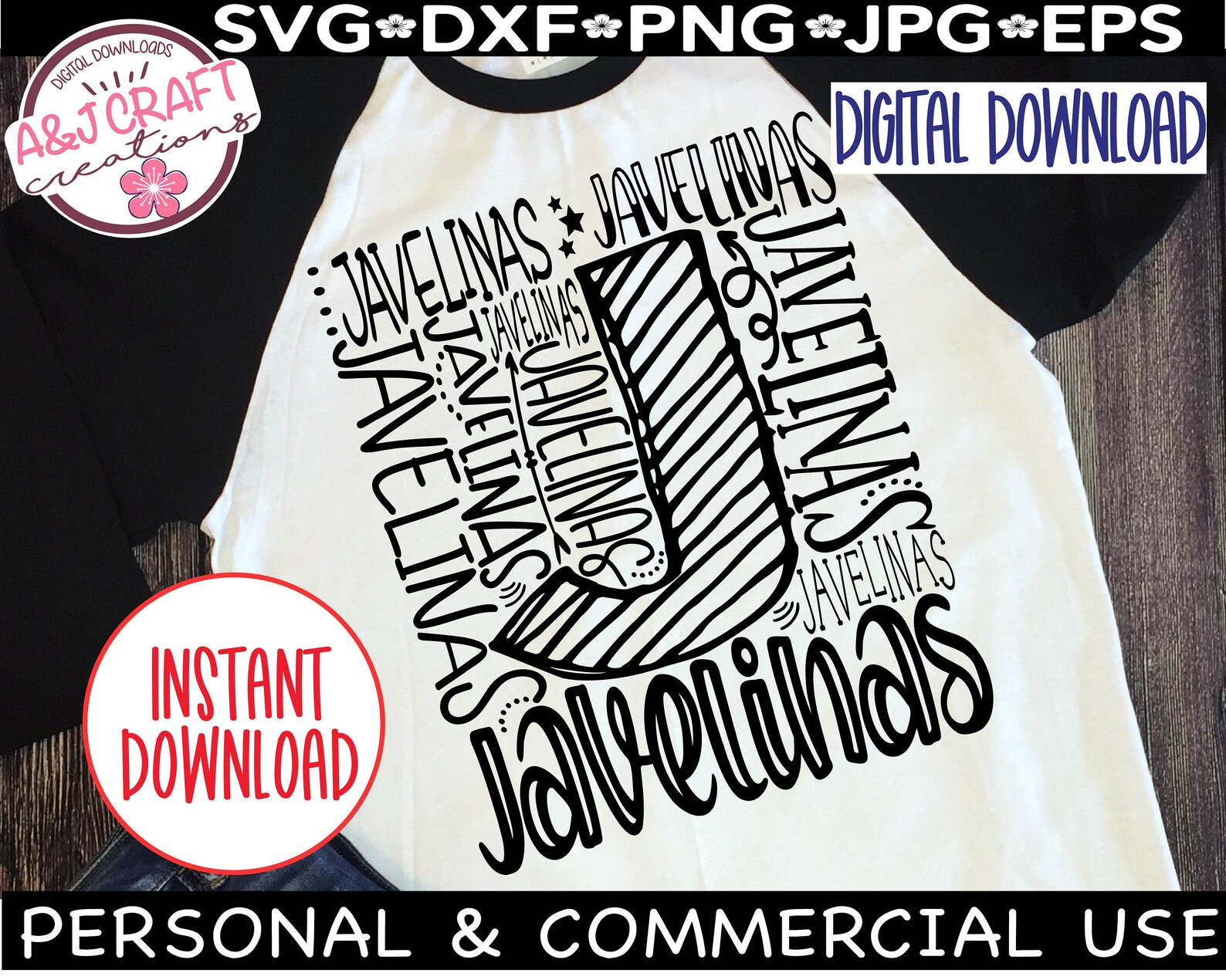 Javelinas SVG, Javelinas Football Svg, Javelinas Basketball Svg ...