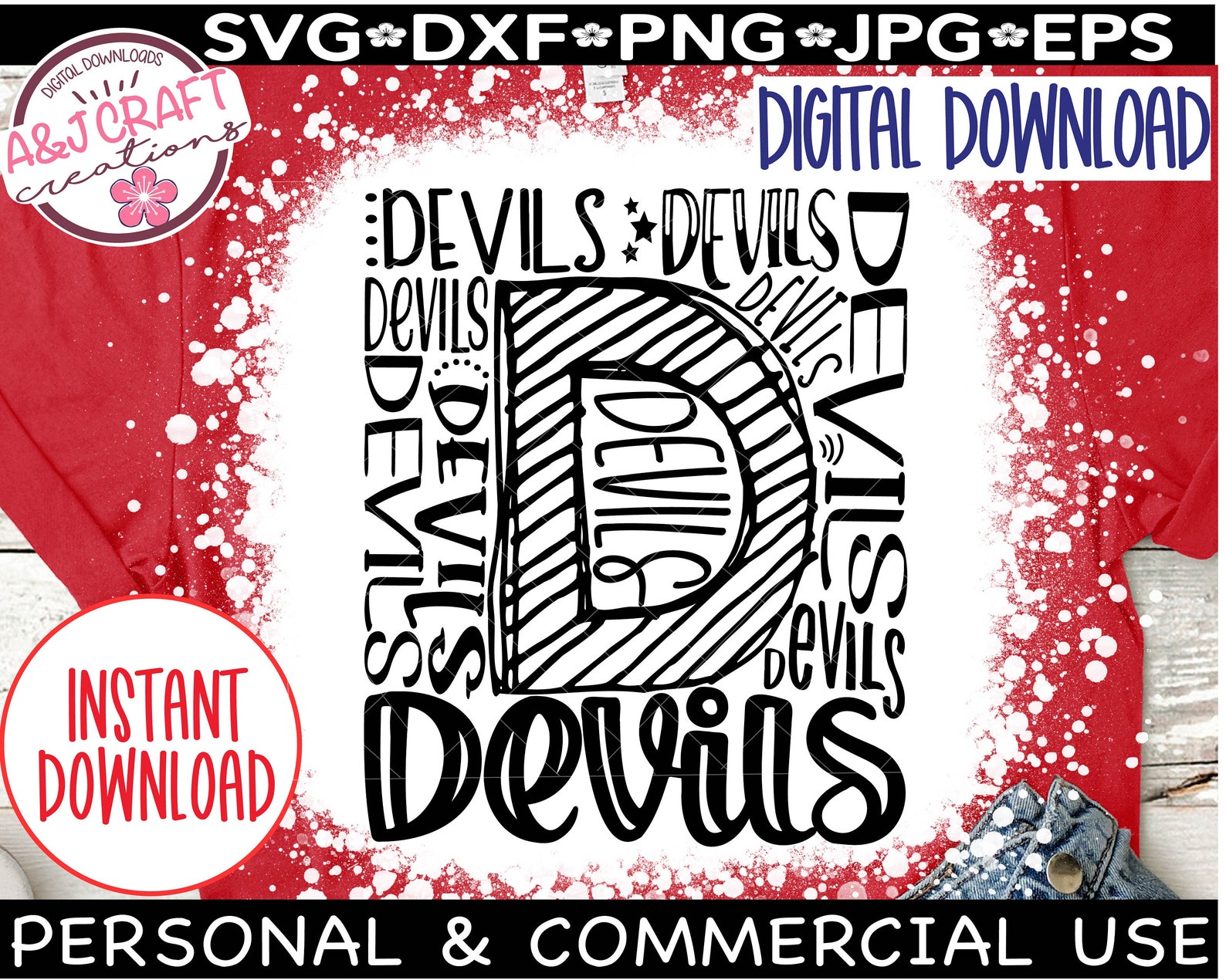 DEVILS SVG Devils Baseball Svg Devils Typography Svg Devils - Etsy