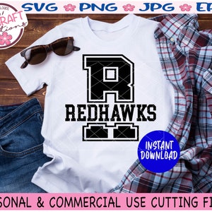 Redhawks SVG Redhawks Football svg Redhawks Cheer svg | Etsy